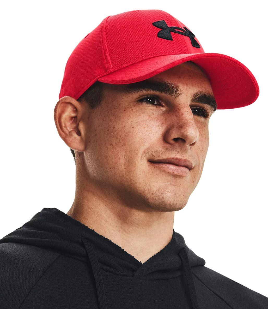 Under Armour Blitzing Adjustable Cap Şapka Kırmızı Siyah - Şapka & Bere